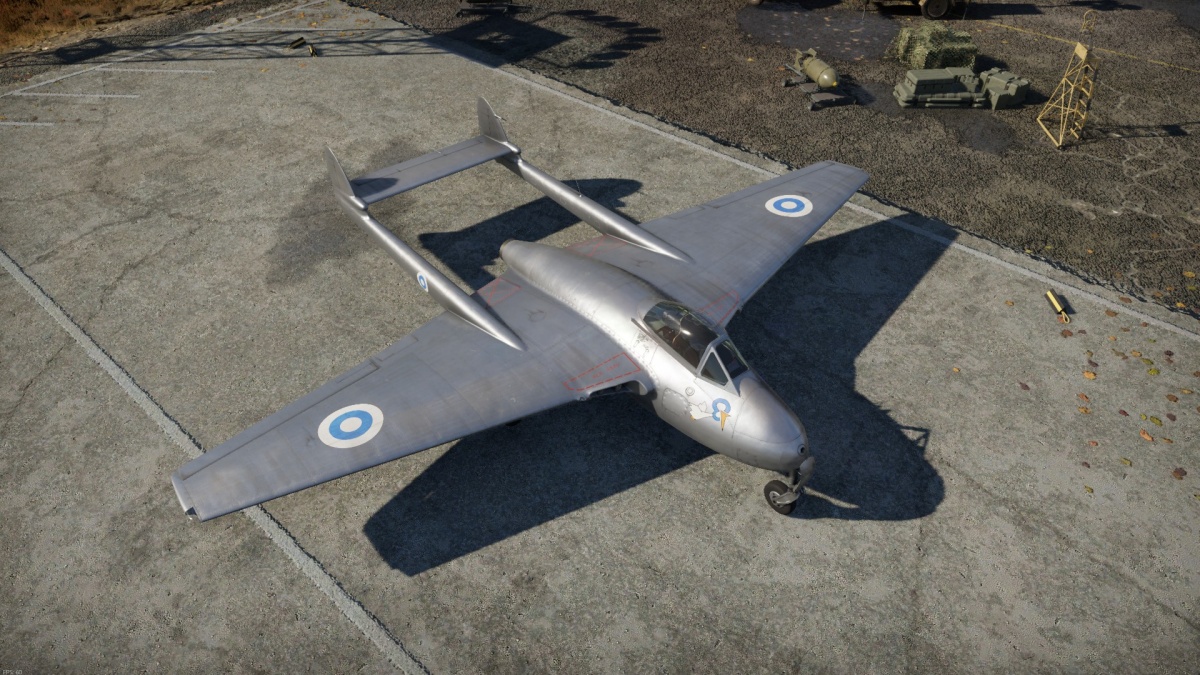 Vampire FB 52A (Sweden) - War Thunder Wiki