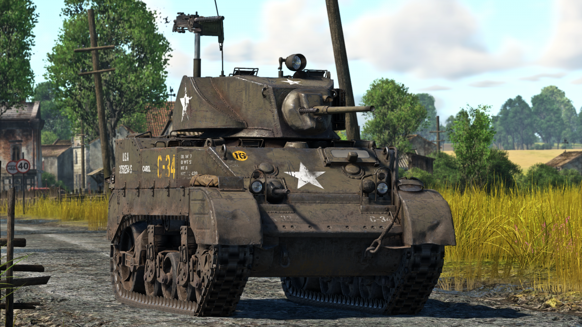 M5A1 TD - War Thunder Wiki