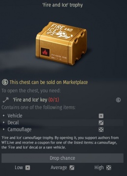 Camouflage trophy - War Thunder Wiki